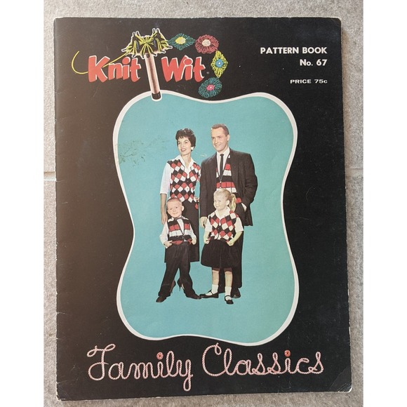 no brand | Office | Vintage Knitting Pattern Book Knit Wit | Poshmark